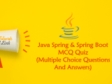 Java Spring And Spring Boot Mcq Quiz Multiple Choice Questions And